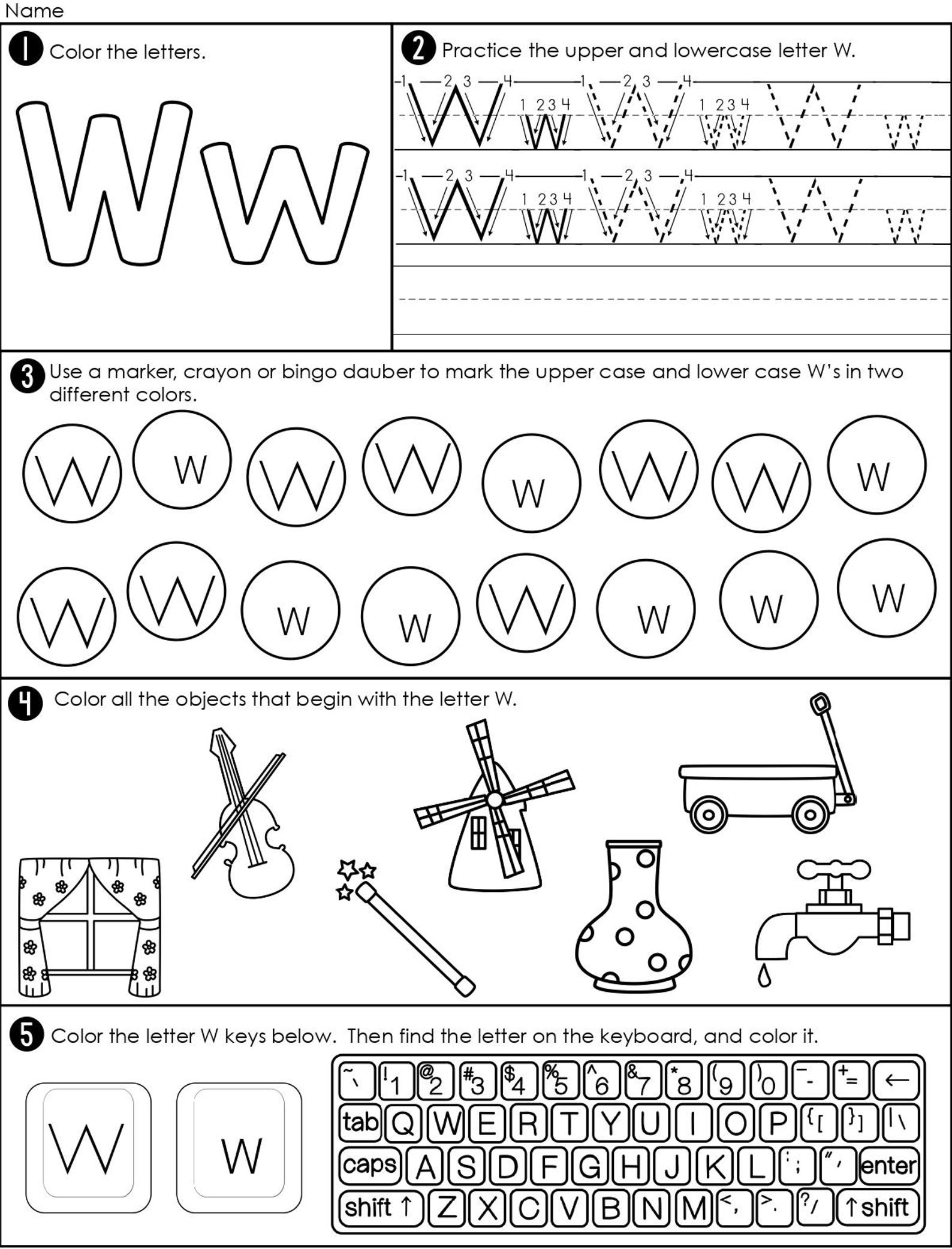 Alphabet Printable Activity Worksheets - Etsy