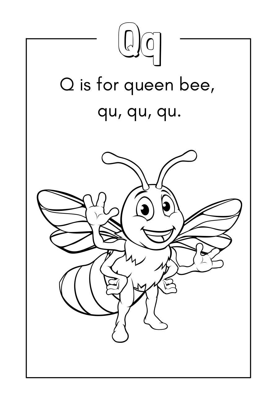 Zoo Phonics | Alphabet Animal Coloring Printables / Flash Cards - Etsy