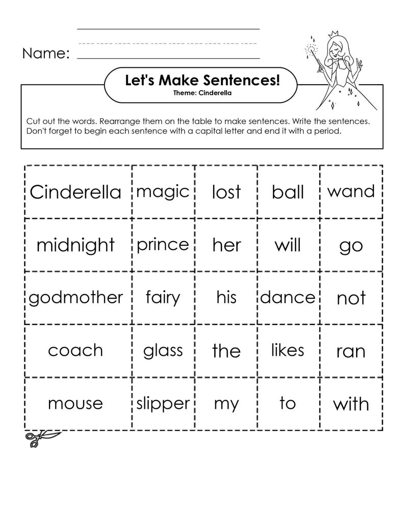 Fairy Tale Math and Literacy Pack - Etsy