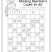 Missing Numbers Worksheets | Counting up to 100 - Etsy