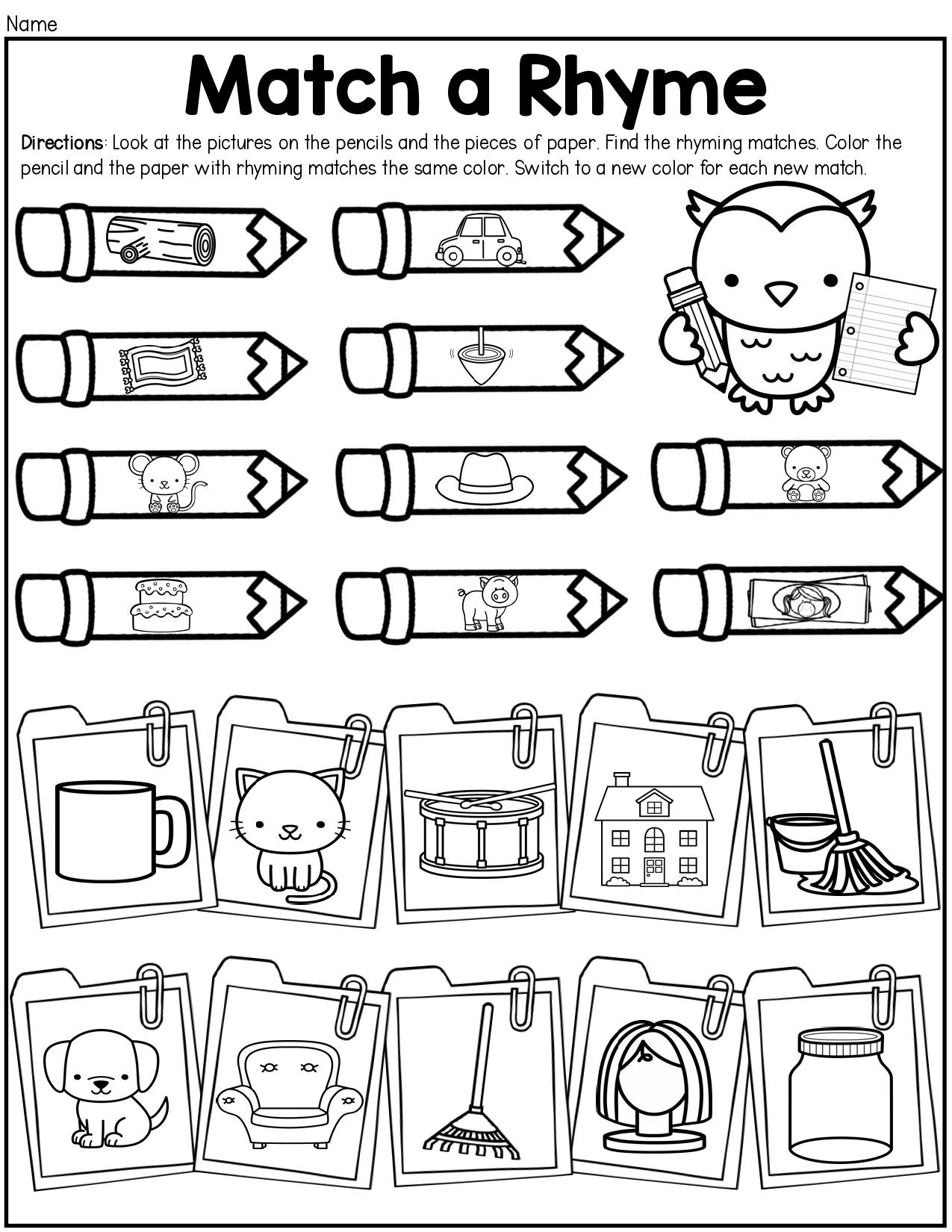 September Math and ELA Worksheet Activities for Kindergarten - Etsy