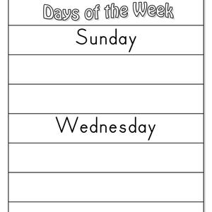 Calendar Skills and Worksheets for Students - Etsy