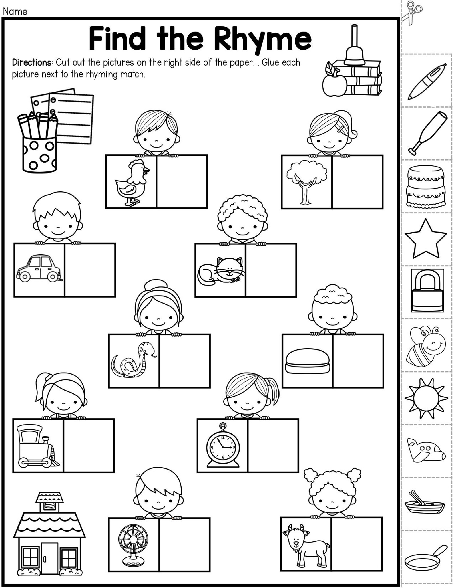 September Math and ELA Worksheet Activities for Kindergarten - Etsy