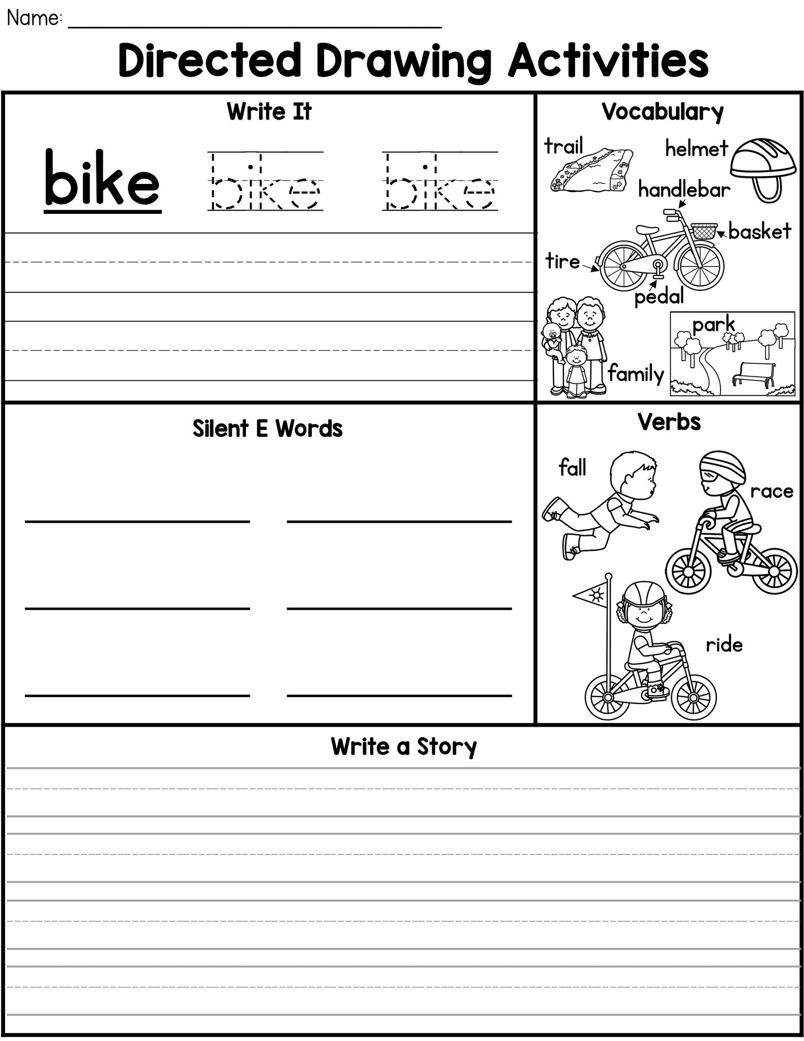 Transportation - Directed Drawing and Vocabulary Activities for Kids - Etsy