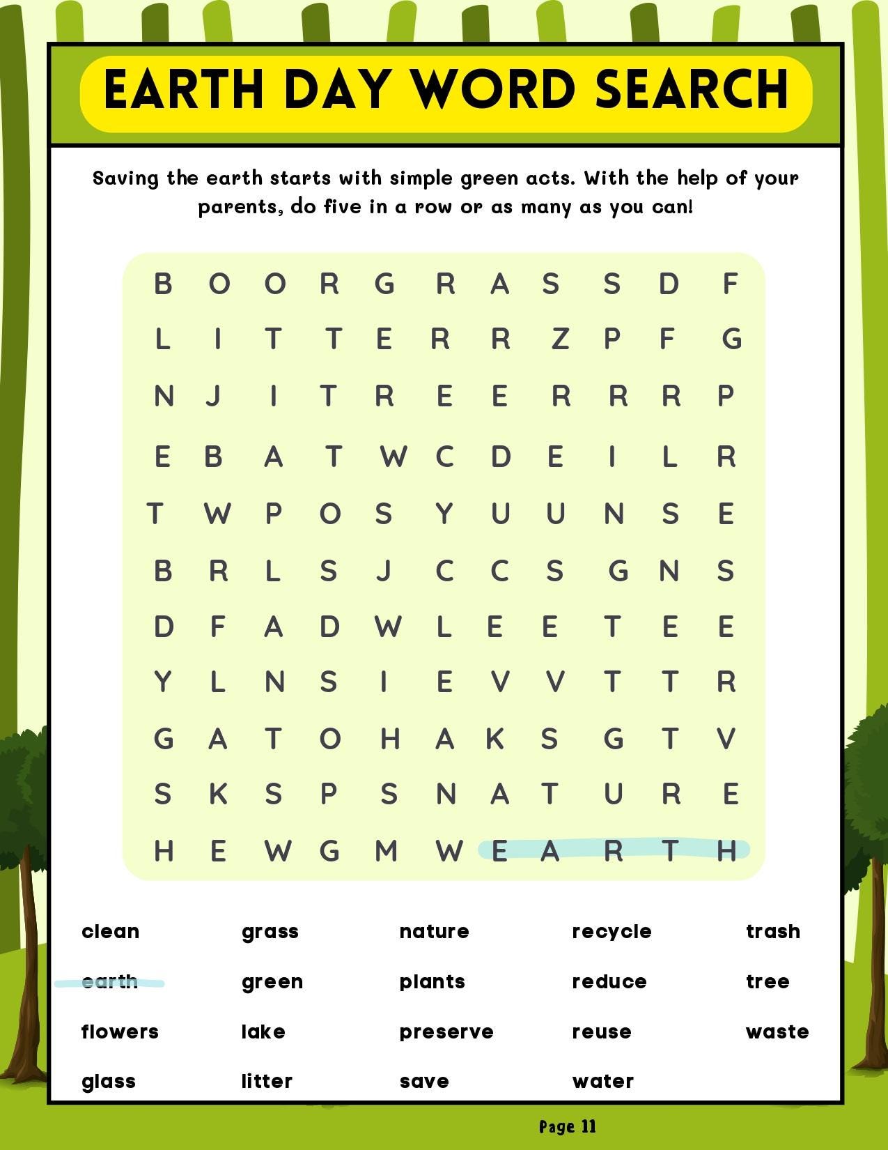 Earth Day Unit for Kindergarten - Etsy