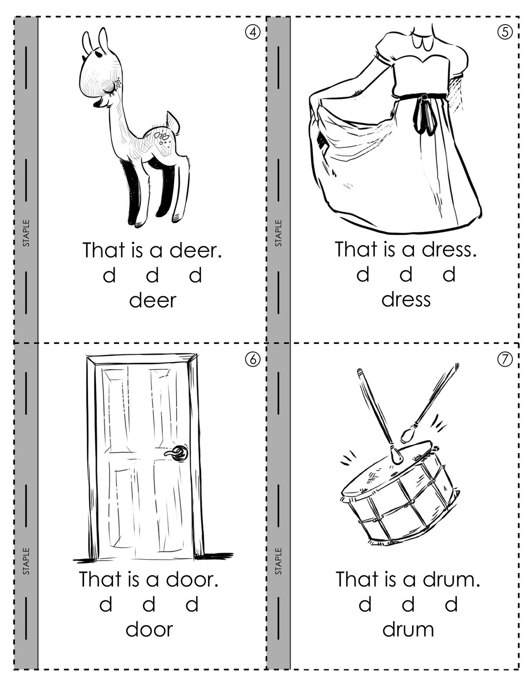 Consonants Minibook Printables - Etsy