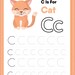 Animal Alphabet Tracing Worksheets for Kids - Etsy
