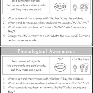 Decodables - Digraph TH - Etsy