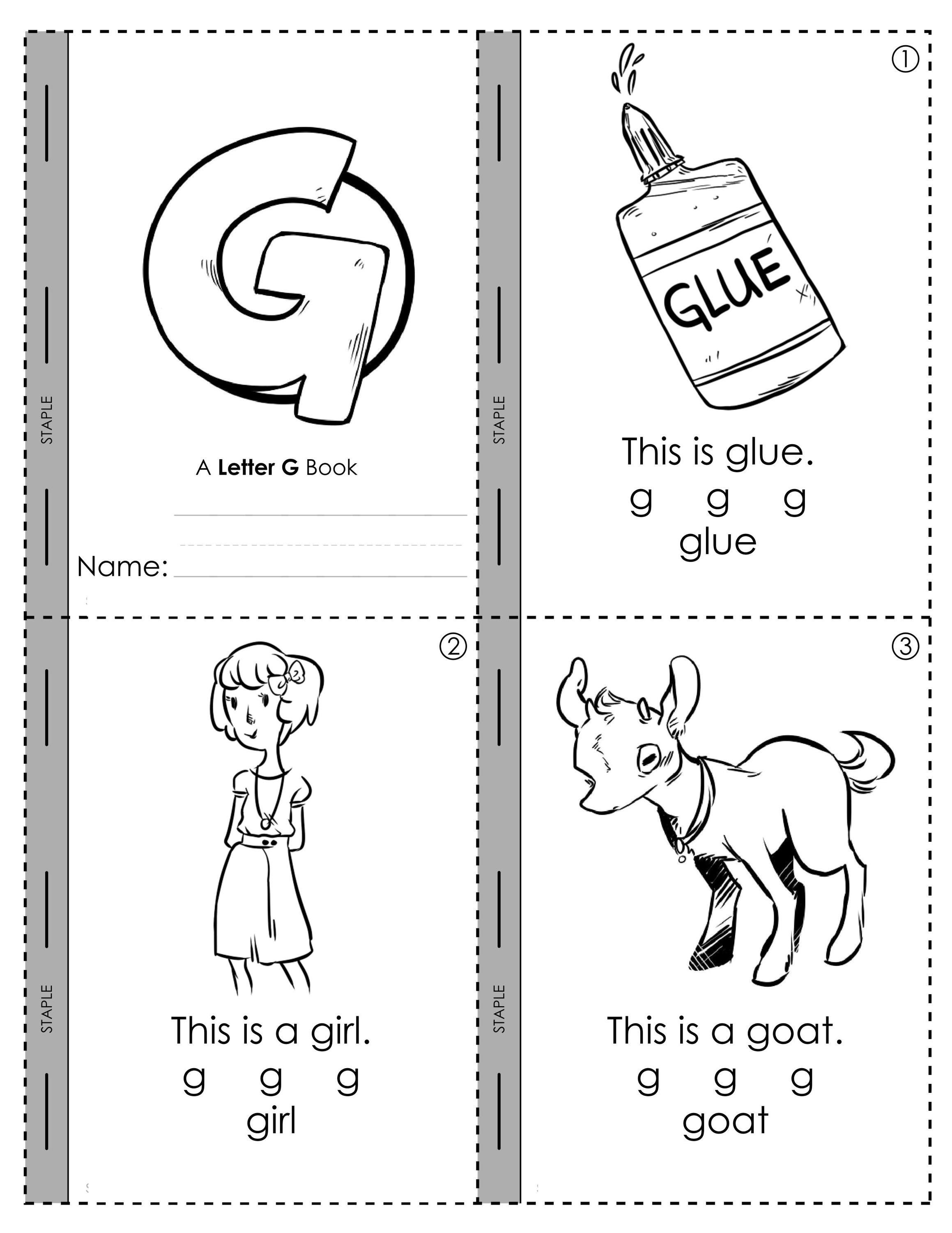 Consonants Minibook Printables - Etsy