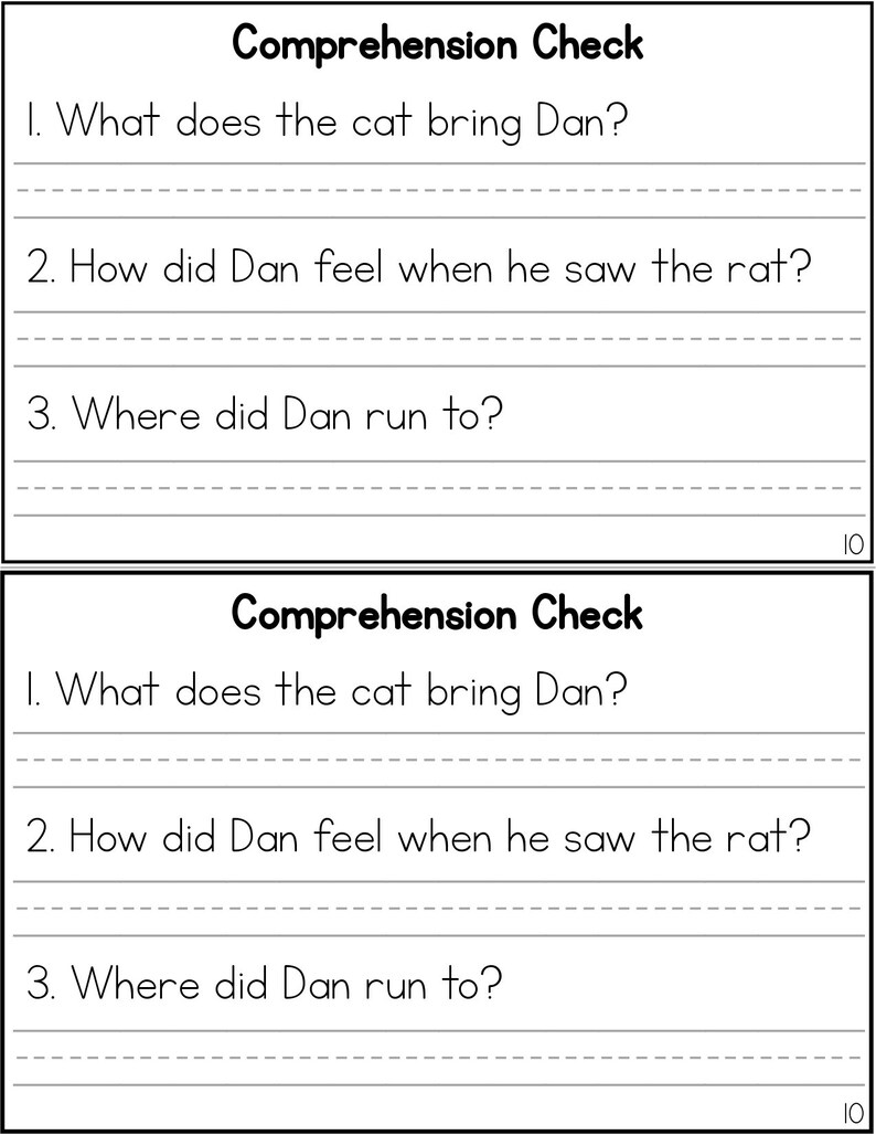 Decodables – Short Vowel A - Phonological Awareness Activities - Etsy