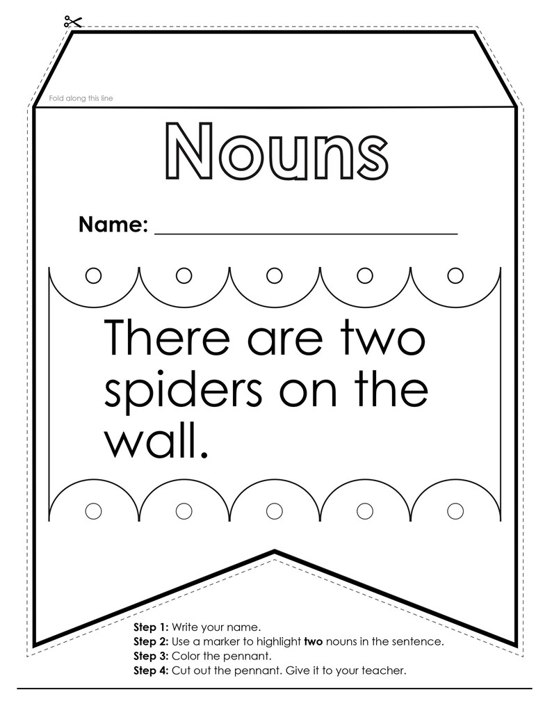 Noun Worksheets - Etsy