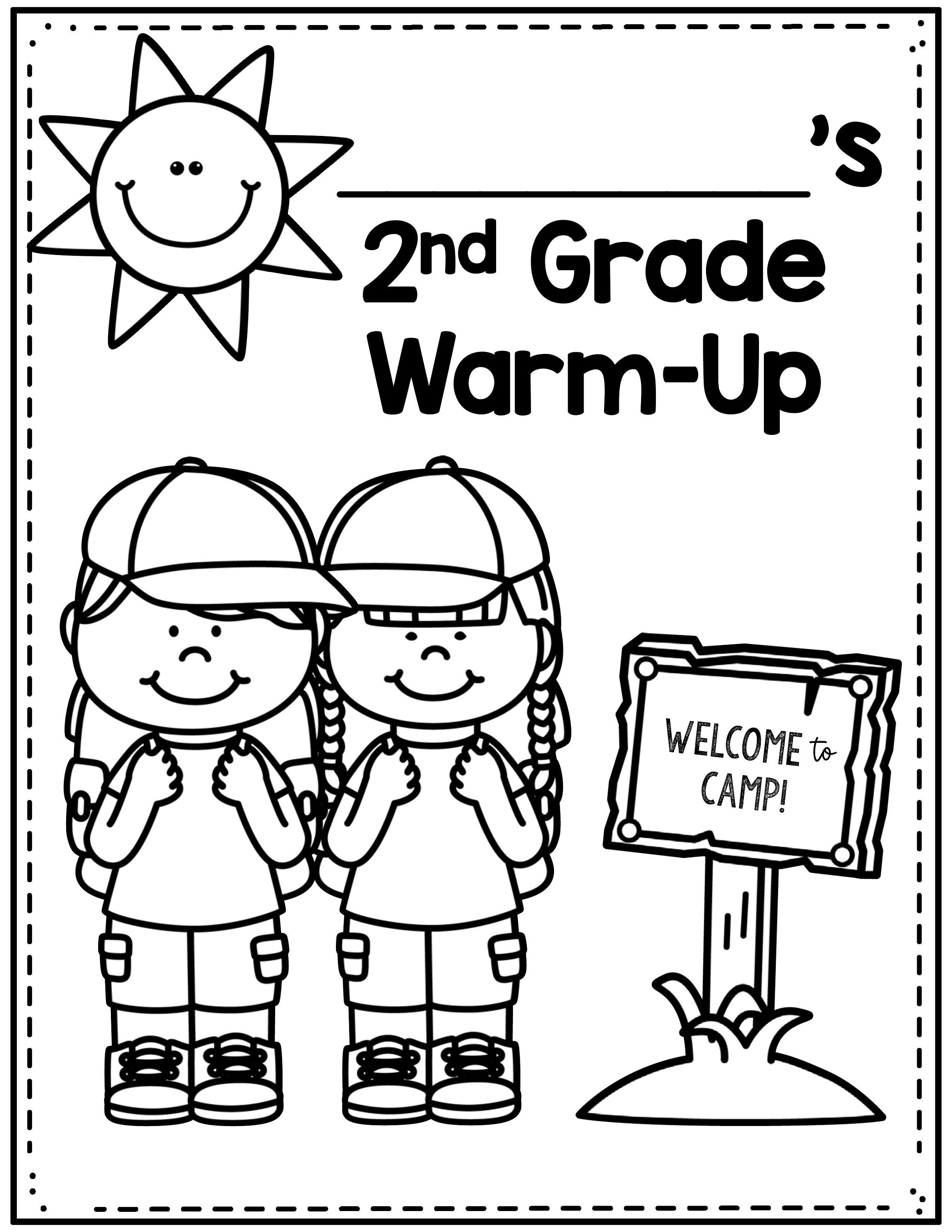 First Grade Summer Review Pack - Etsy