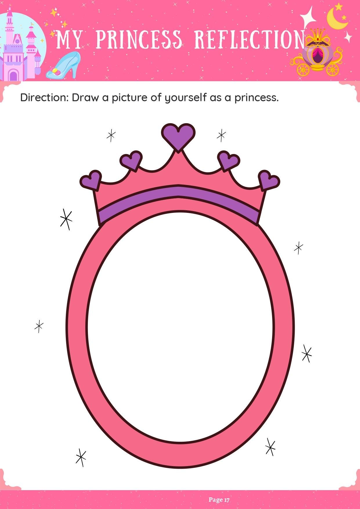 Princess Activities Printables - Etsy
