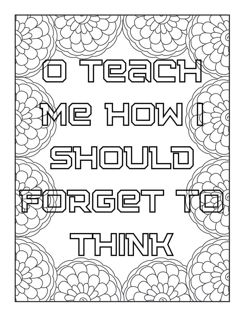 Romeo and Juliet Coloring Quotes - Etsy