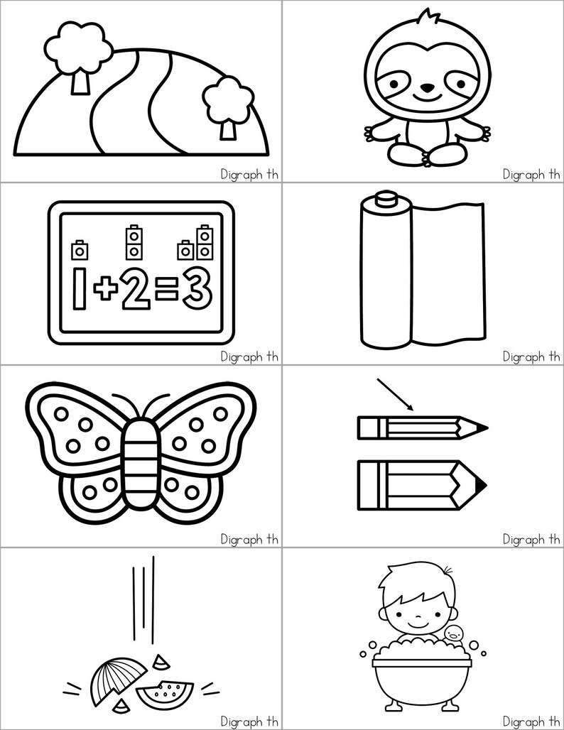 Decodables - Digraph TH - Etsy