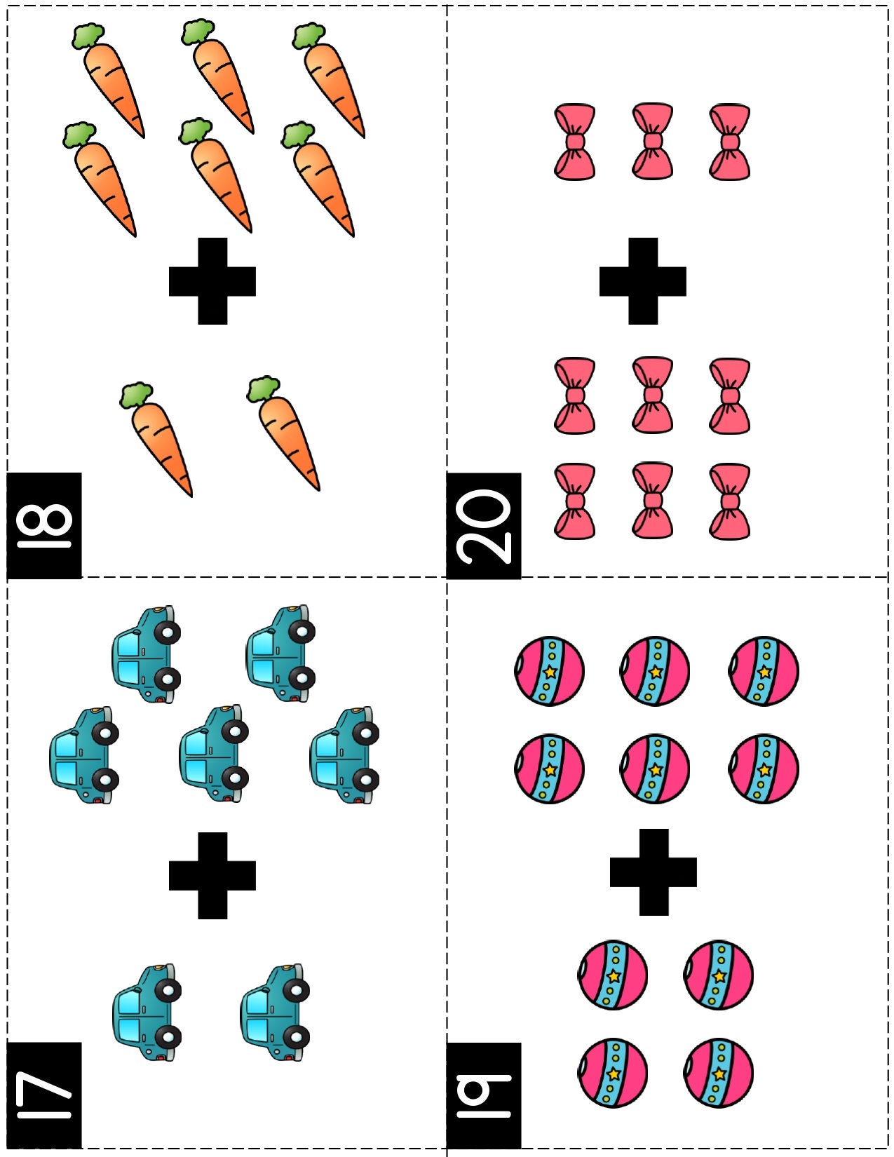 Write the Room Kindergarten Activity | Addition to 10 - Etsy