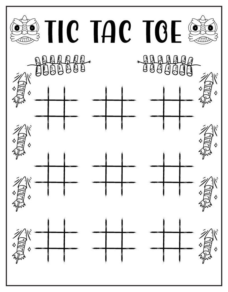 Chinese New Year Printable Activity Worksheets - Etsy