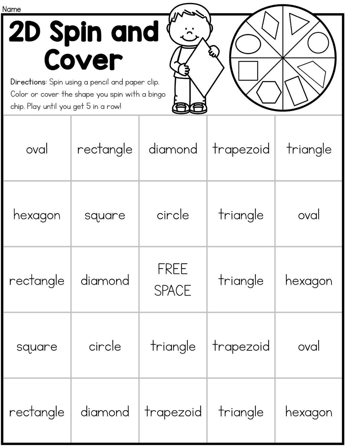 Geometry Worksheets | Second Grade Math - Etsy