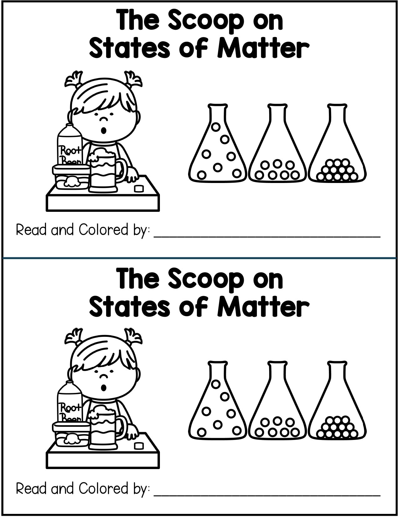 States of Matter Printable Booklets - Etsy