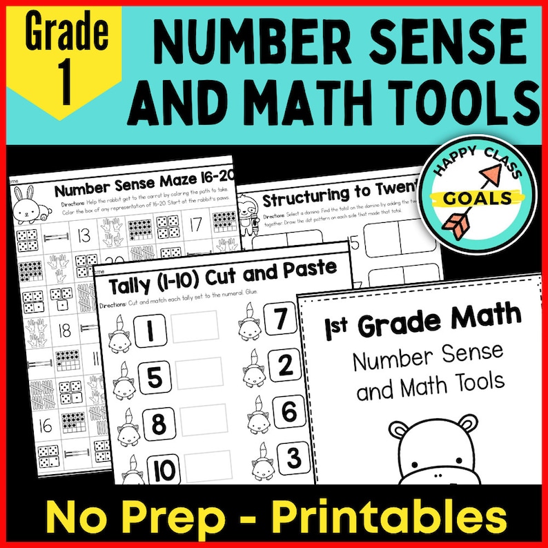 Number Sense and Math Tools - Etsy