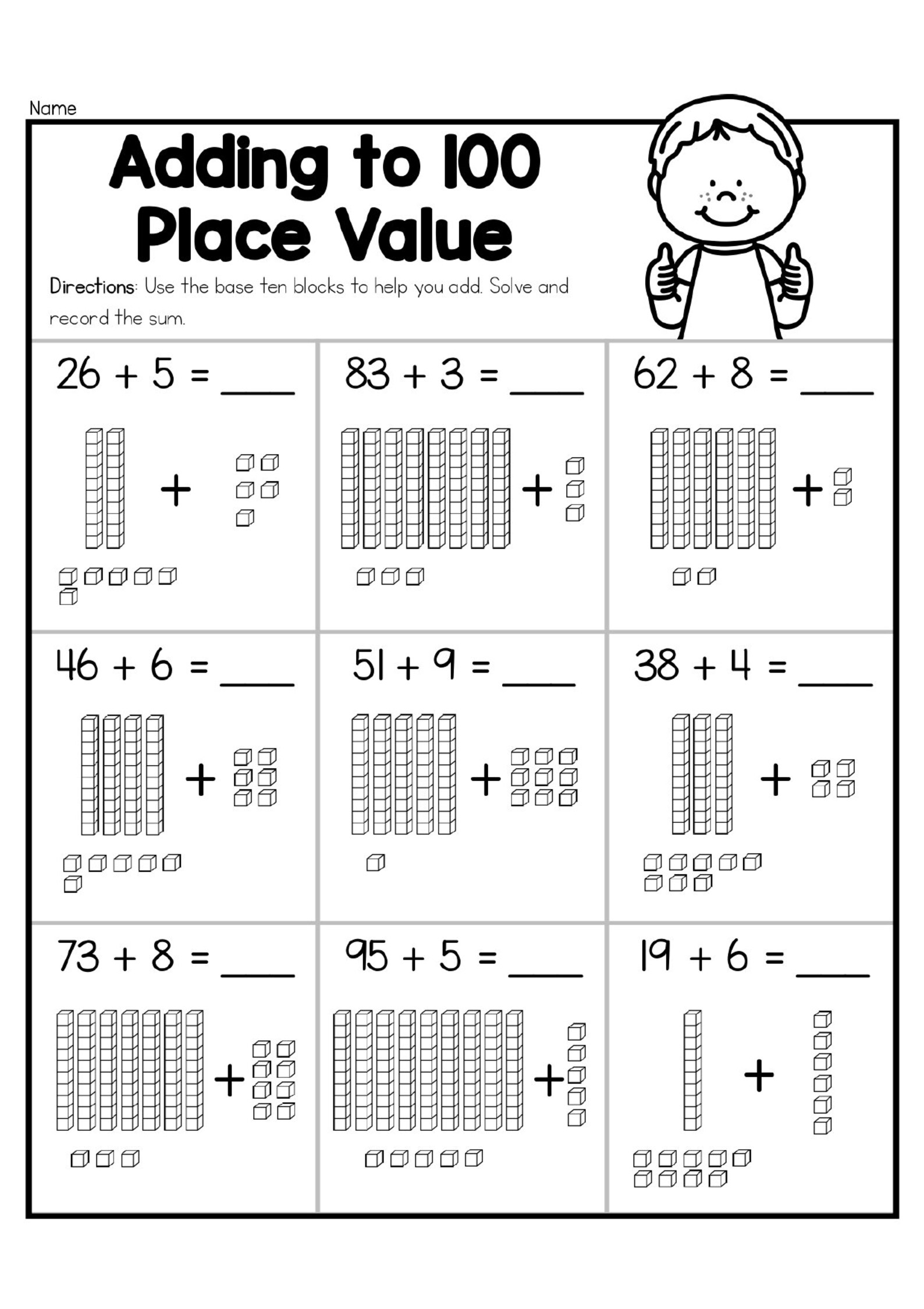 Addition and Subtraction Worksheets for First Grade - Etsy