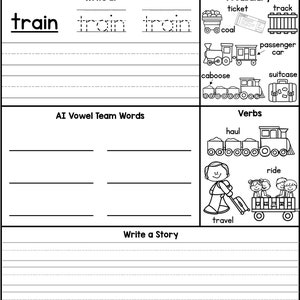 Transportation - Directed Drawing and Vocabulary Activities for Kids - Etsy