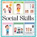 Social Skills Printables | Adapted for Social Education and Autism - Etsy