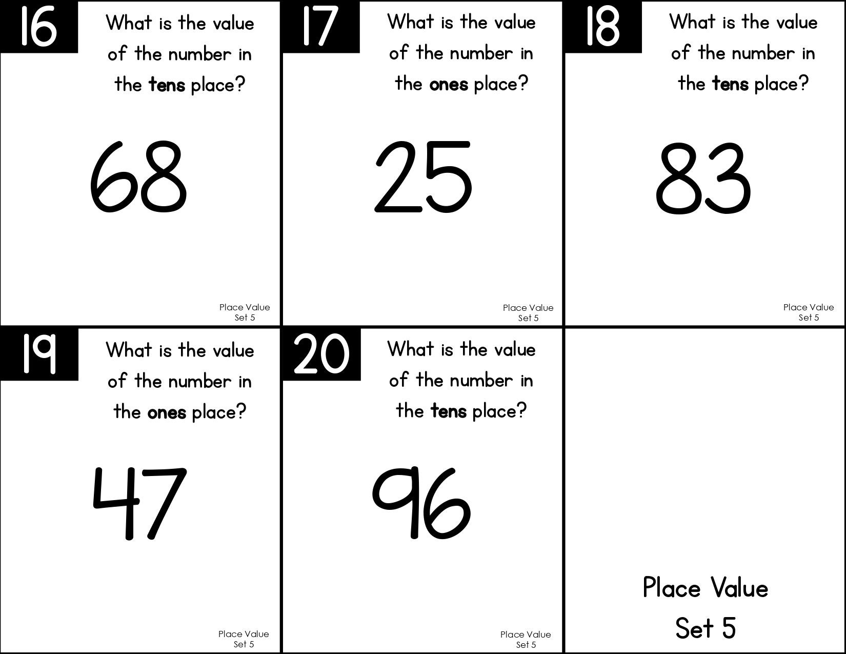 Write the Room First Grade Activity | Place Value - Etsy