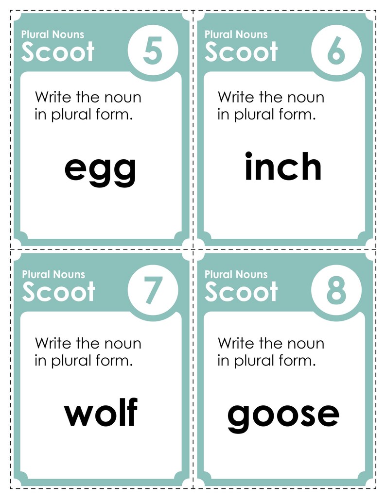 Noun Grammar Worksheets: Common, Proper, Plural (PDF Pattern) - Etsy