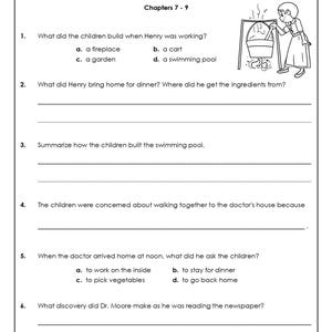 The Boxcar Children Worksheets - Etsy