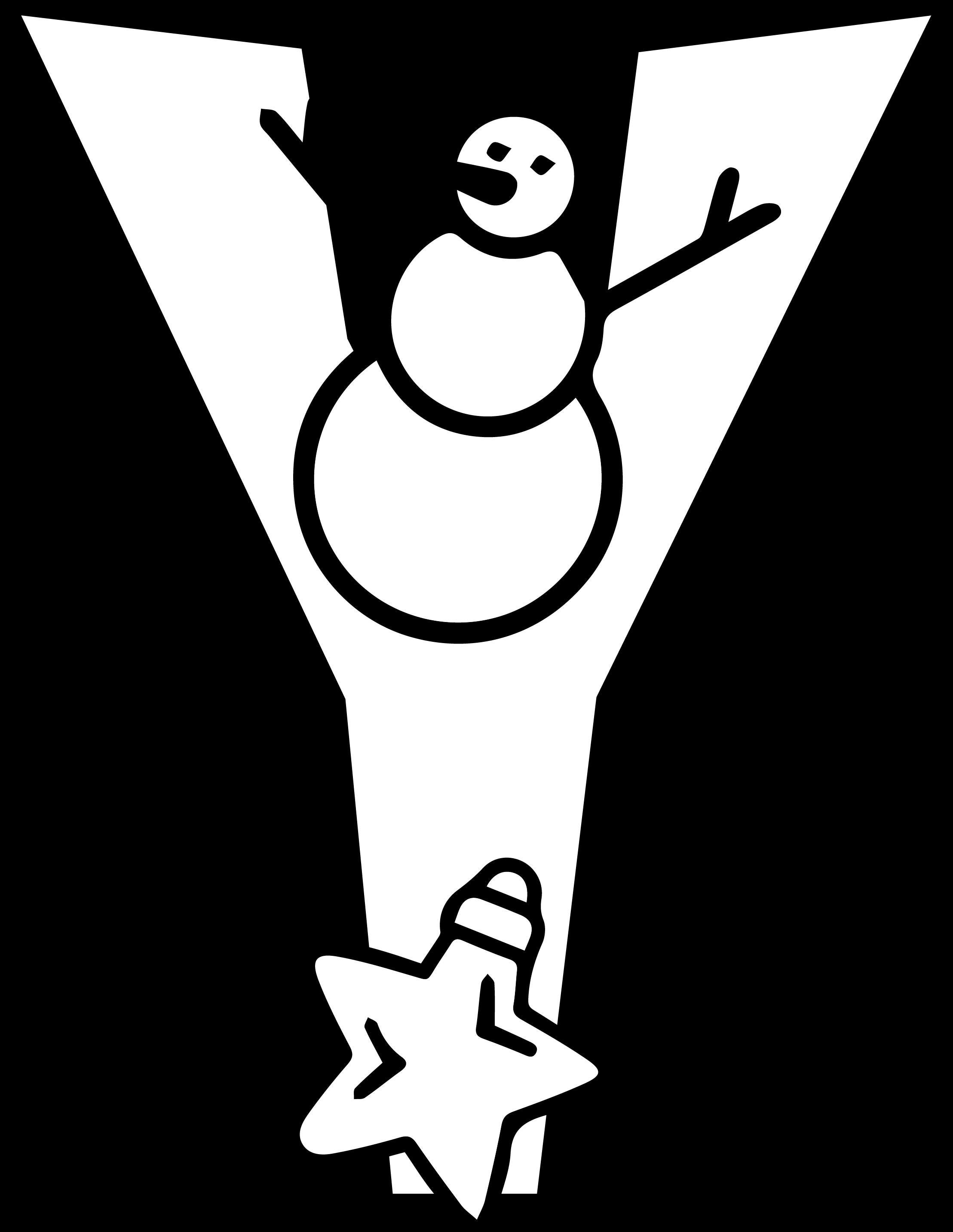 Christmas Coloring Letters - Etsy