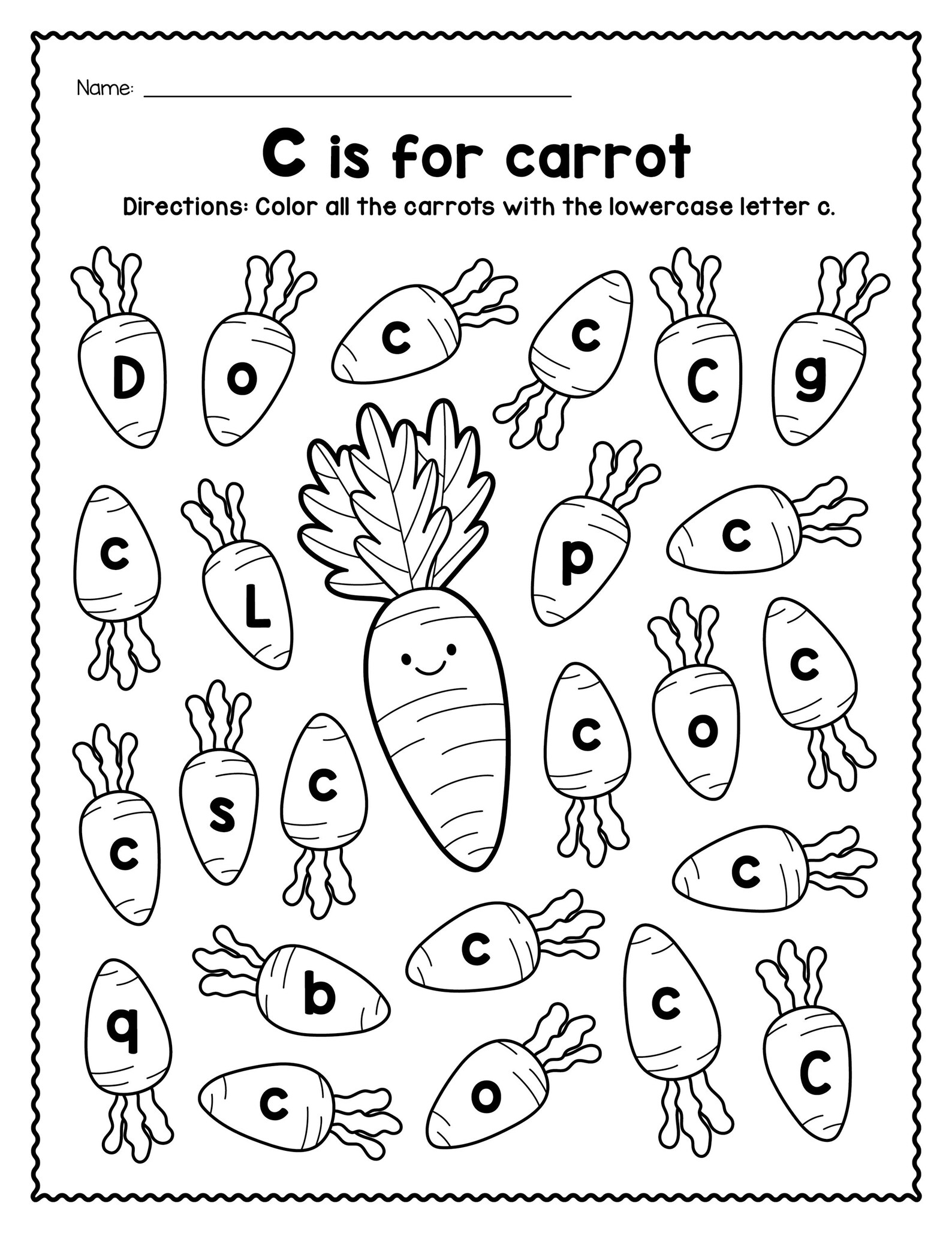 Alphabet Hunt | Letter Recognition Activity - Etsy