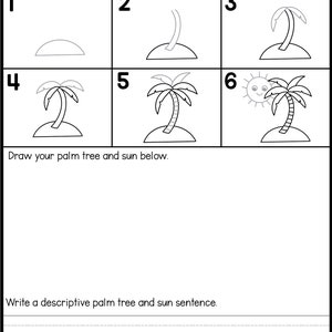 Directed Drawings – Ocean and Vocabulary Activities - Etsy