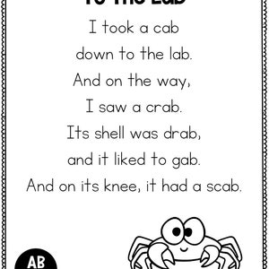 Decodable Phonics Poems With Comprehension Questions | Science of ...