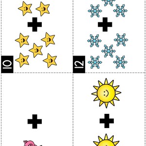 Write the Room Kindergarten Activity | Addition to 10 - Etsy