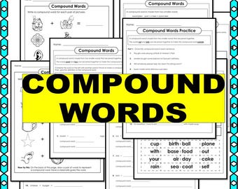 Compound Words Worksheets Compound Words for Grade 1-4 Primary School ...
