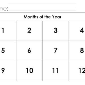 Calendar Skills and Worksheets for Students - Etsy