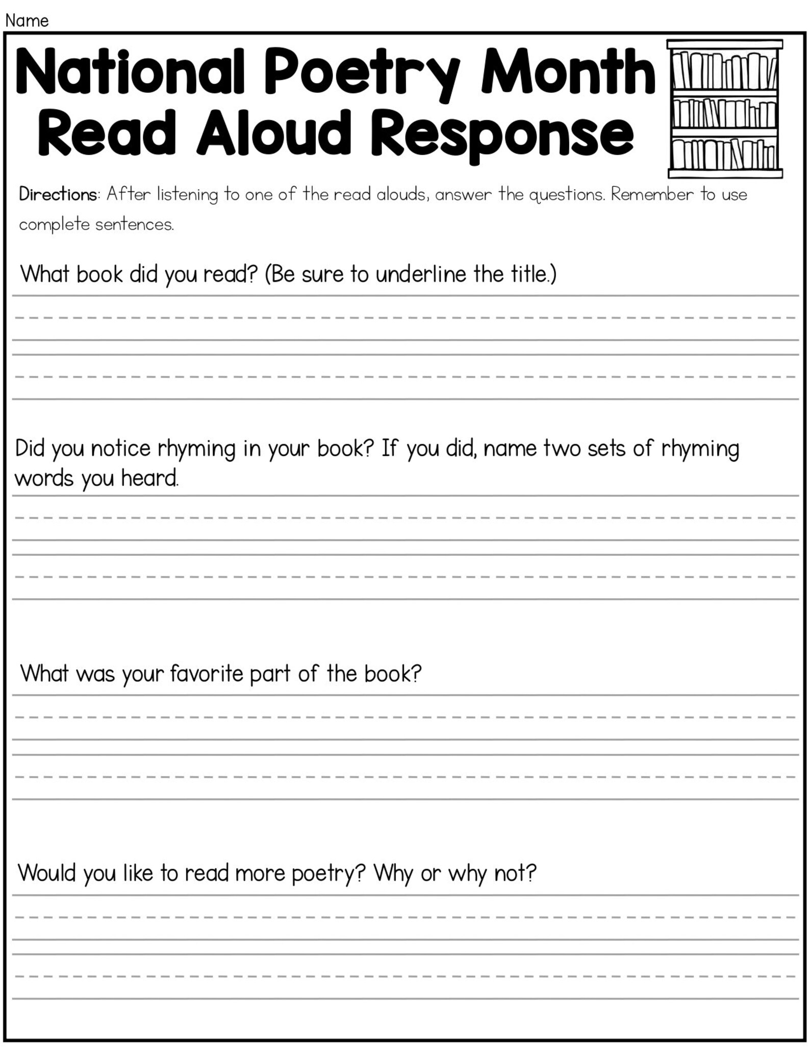 April Math and ELA Worksheet Activities for Second Grade - Etsy