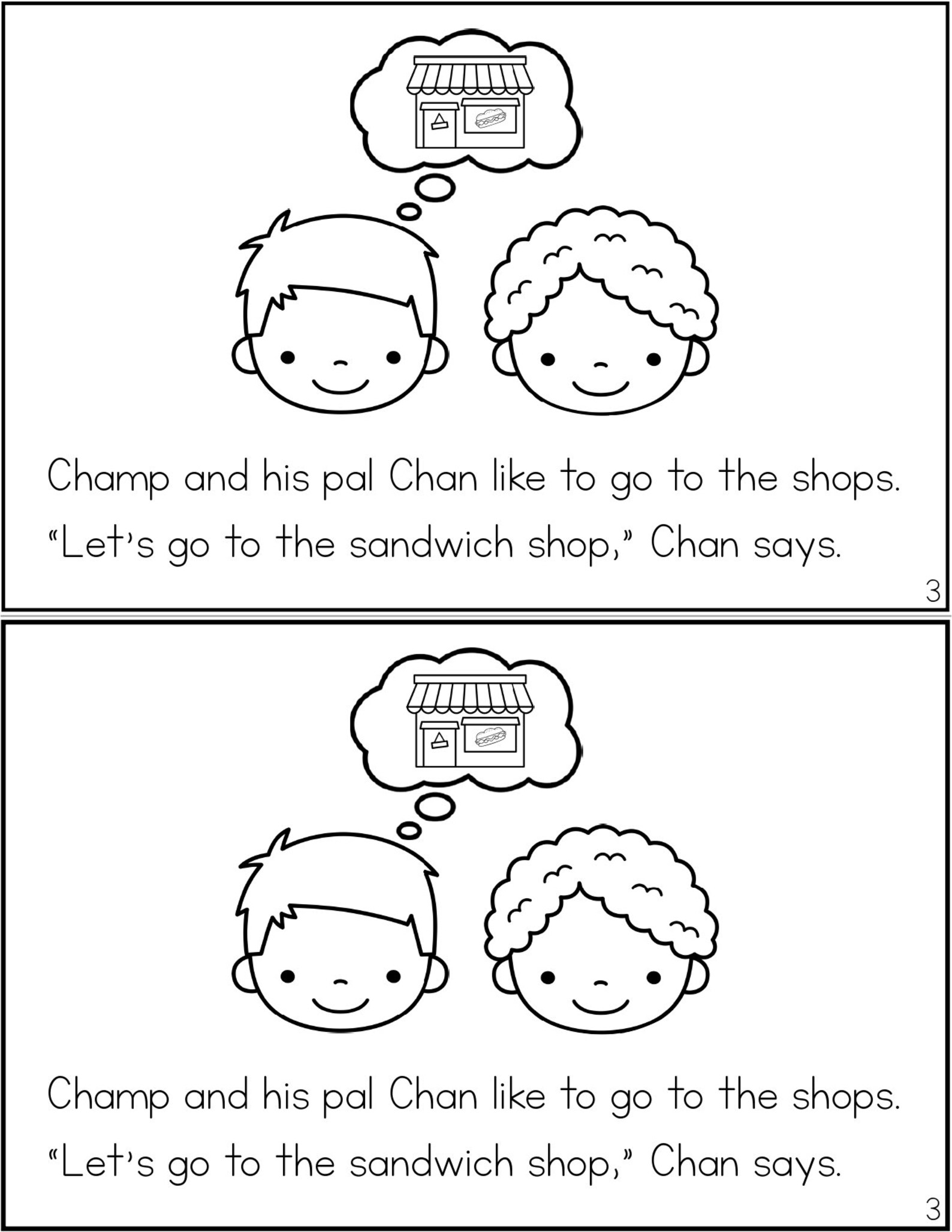 Decodables – Digraph CH - Etsy