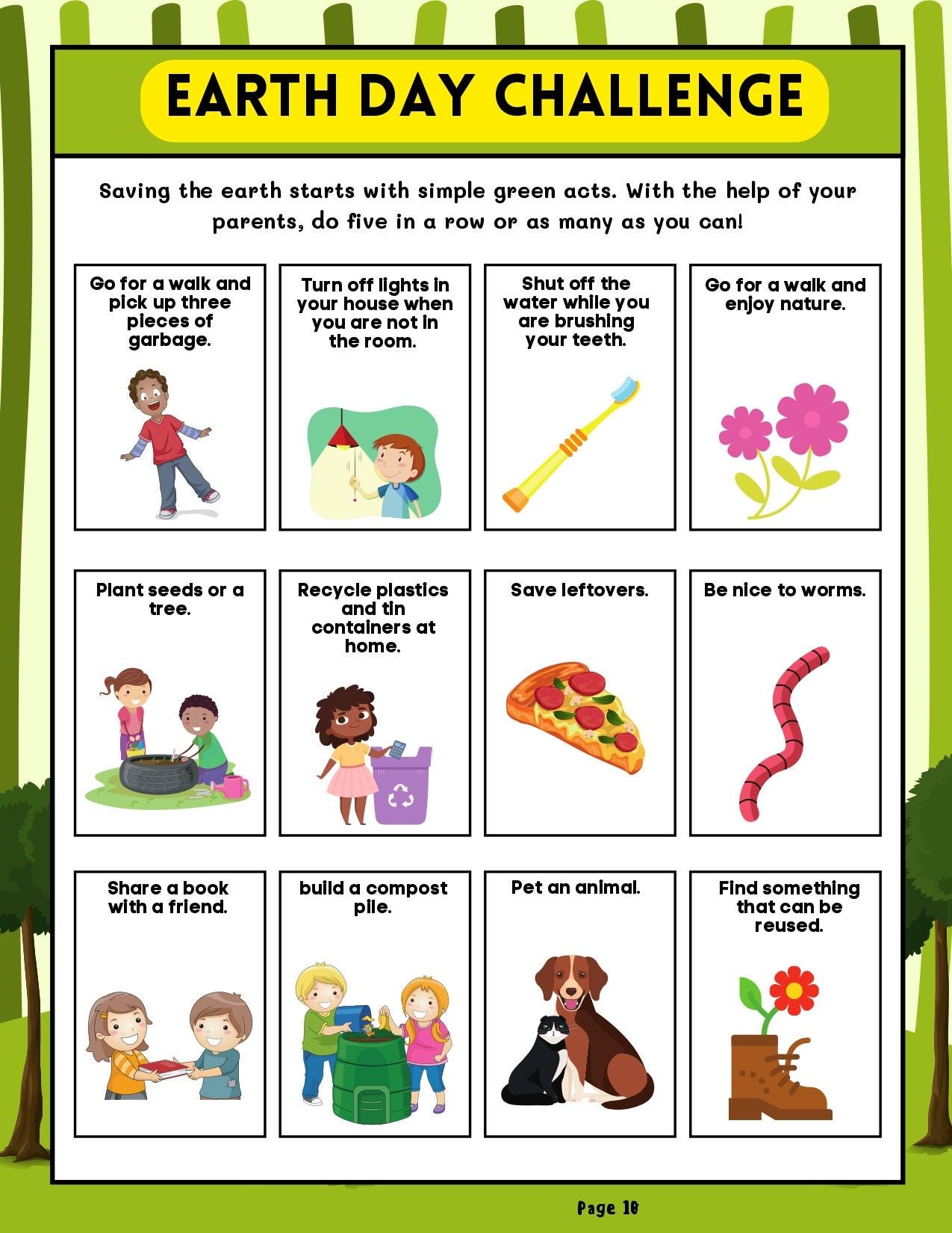 Earth Day Unit for Kindergarten - Etsy