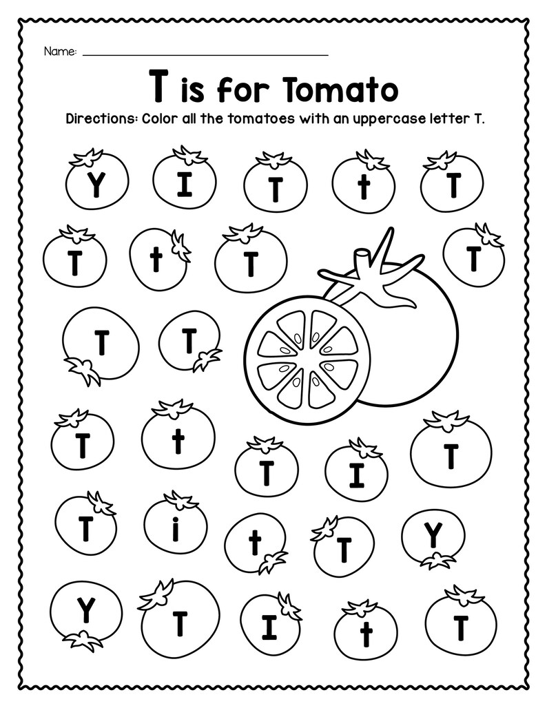 Alphabet Hunt Letter Recognition Activity - Etsy