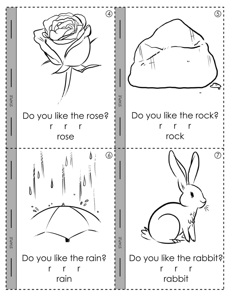 Consonants Minibook Printables - Etsy