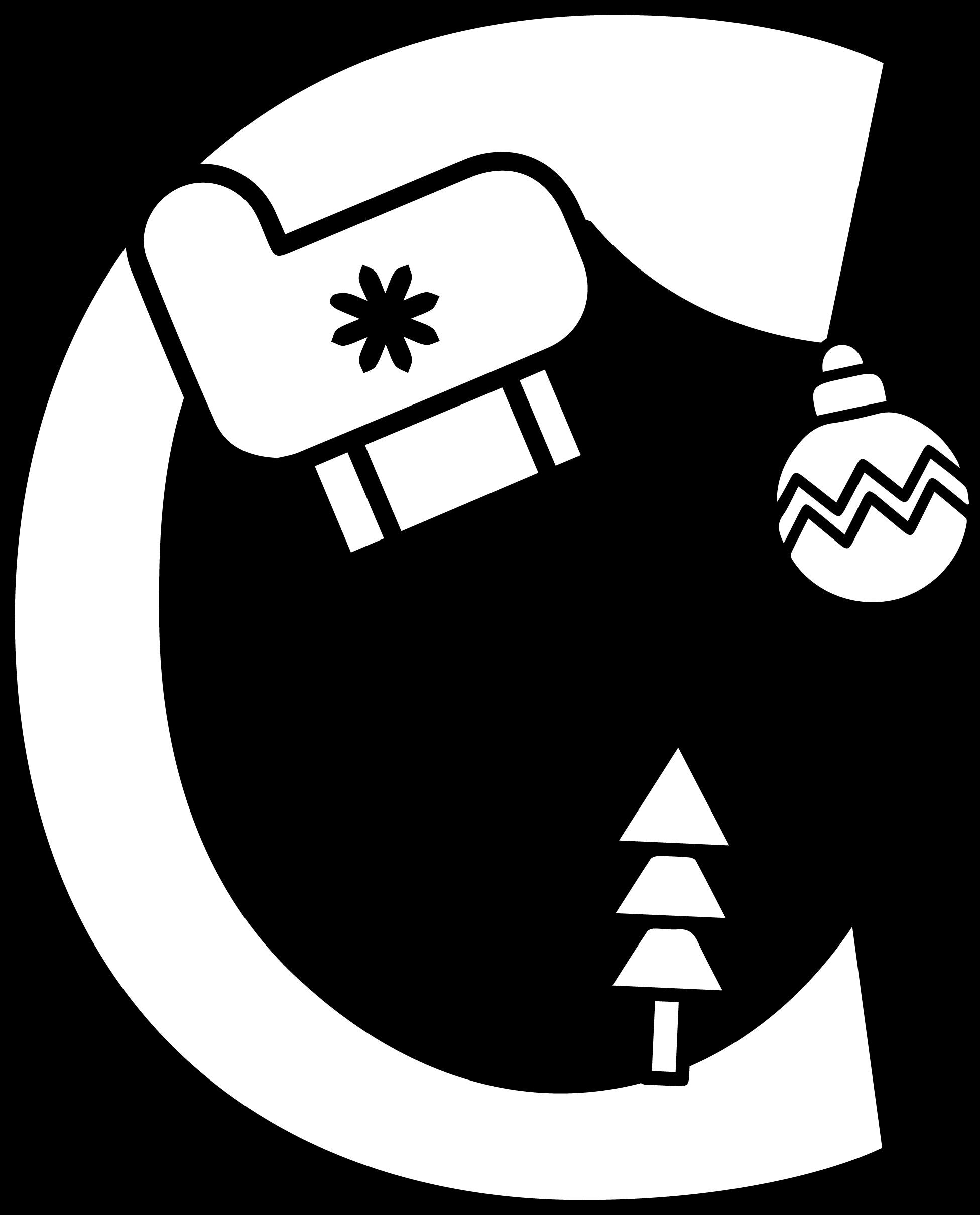 Christmas Coloring Letters - Etsy