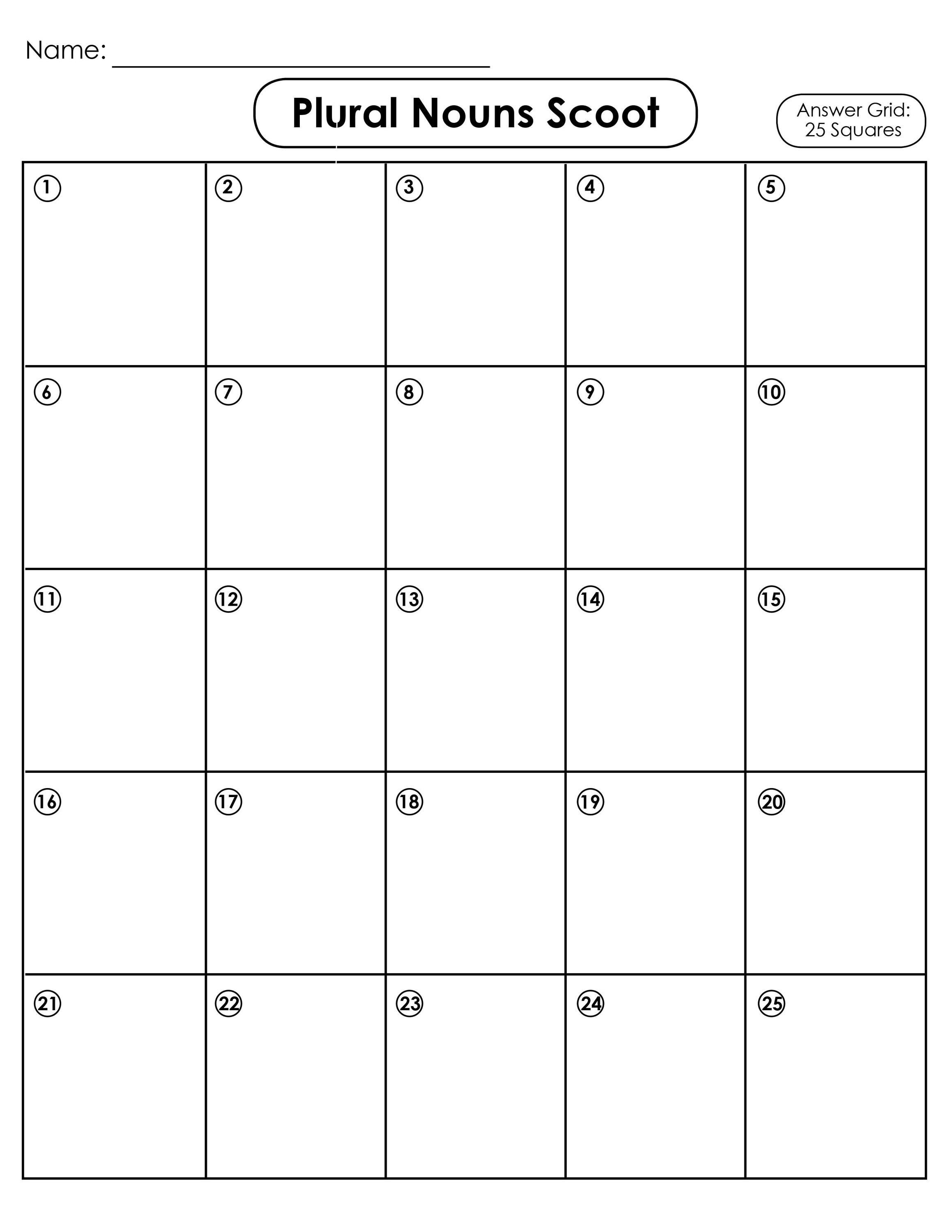 Noun Grammar Worksheets: Common, Proper, Plural (PDF Pattern) - Etsy