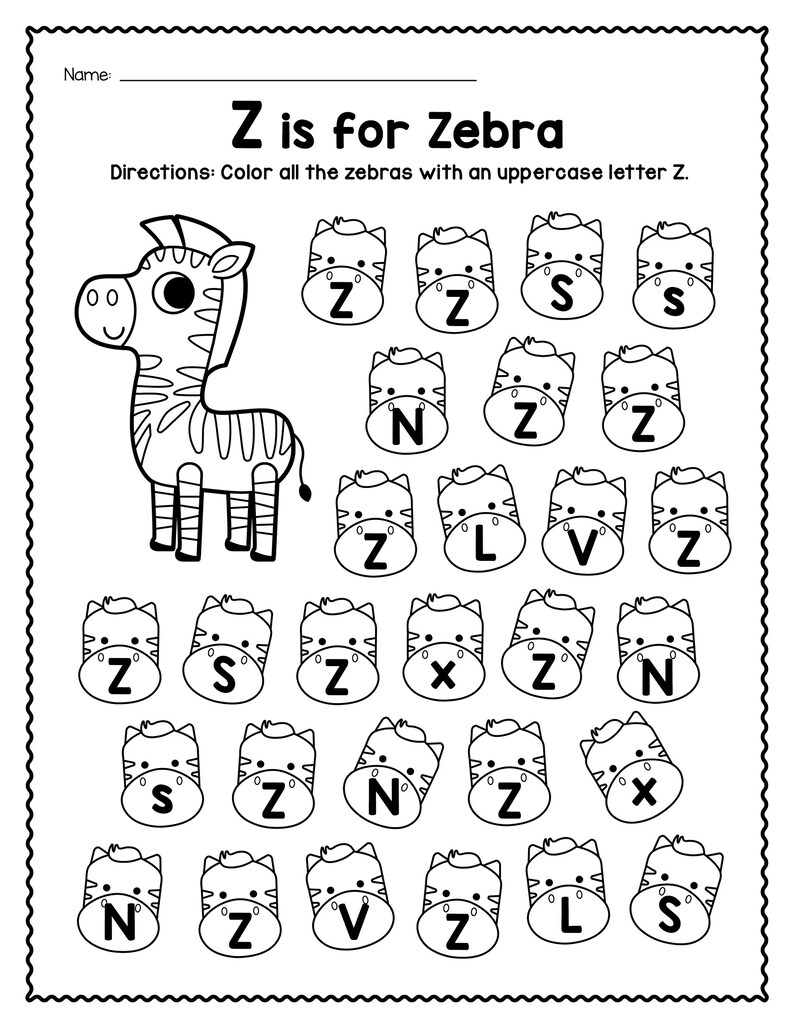 Alphabet Hunt | Letter Recognition Activity - Etsy