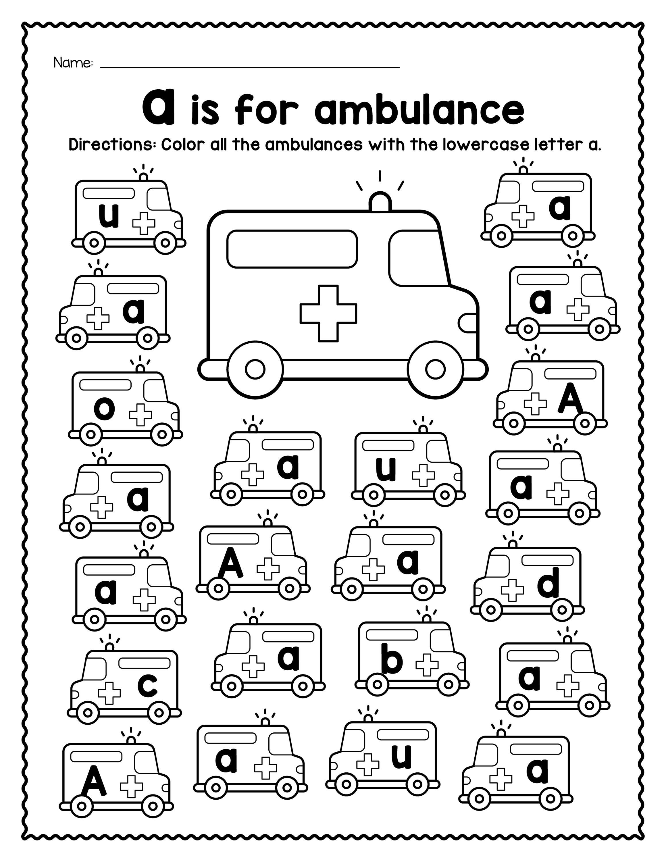 Alphabet Hunt | Letter Recognition Activity - Etsy