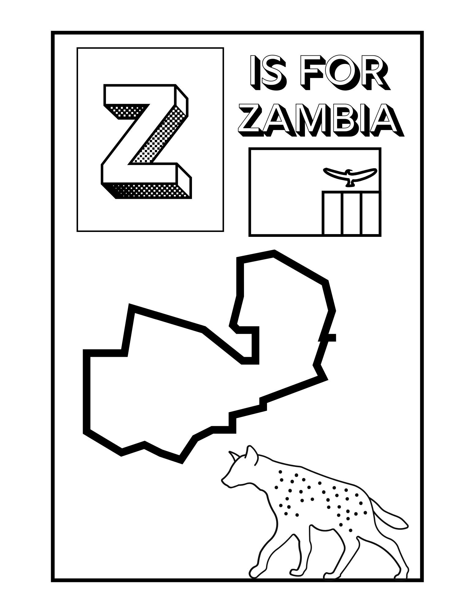 Countries Coloring Alphabet Pages | A - Z - Etsy