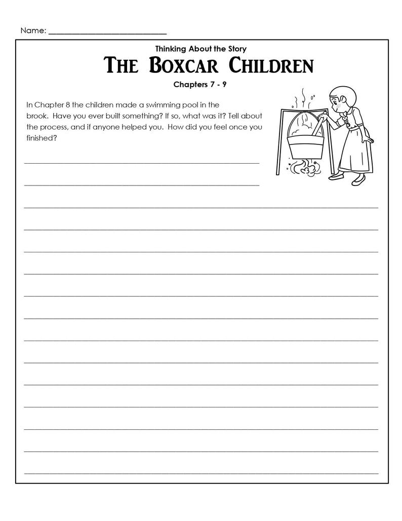 The Boxcar Children Worksheets - Etsy