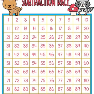What’s Missing? Subtraction Race Activity - Etsy