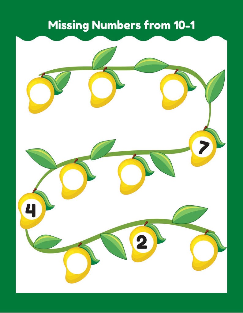 Counting Backwards Worksheets | Numbers 1–100 Printable | Kindergarten ...